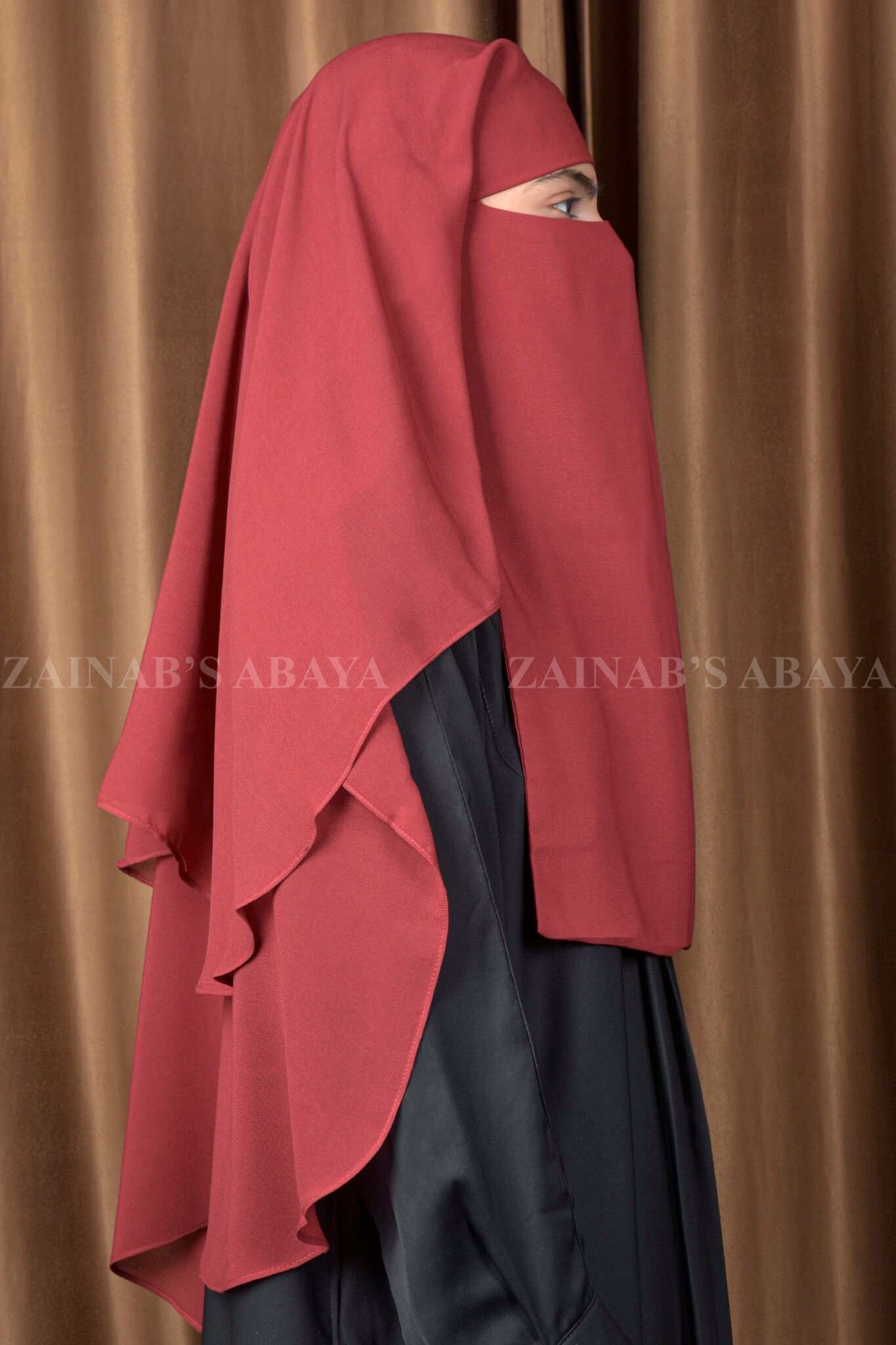 Kasni Color Nose Niqab Ac-92 - Zainab Abaya